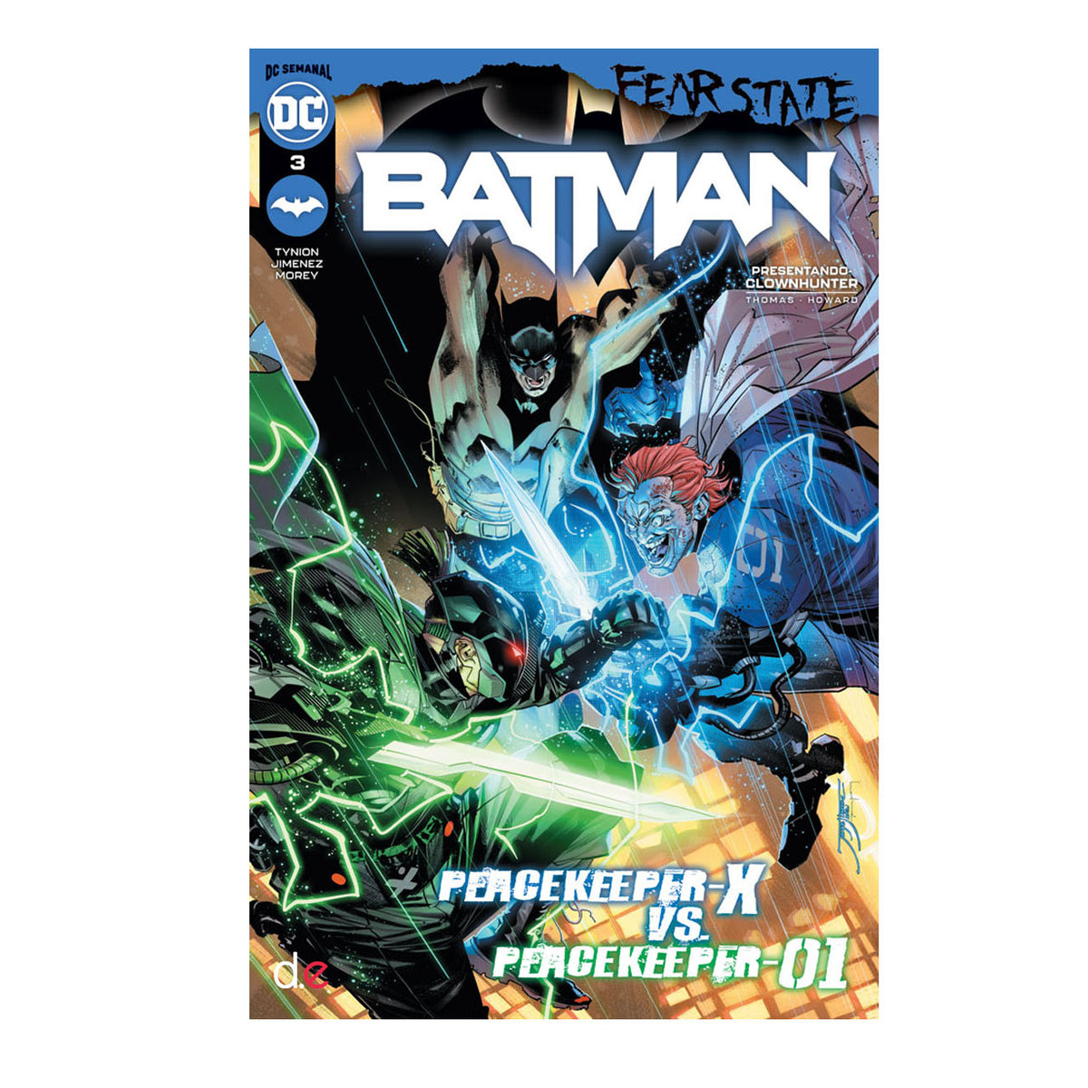 DC Universe Comics semanal : Peacekeeper-X vs Peacekeeper-01 - Batman ...