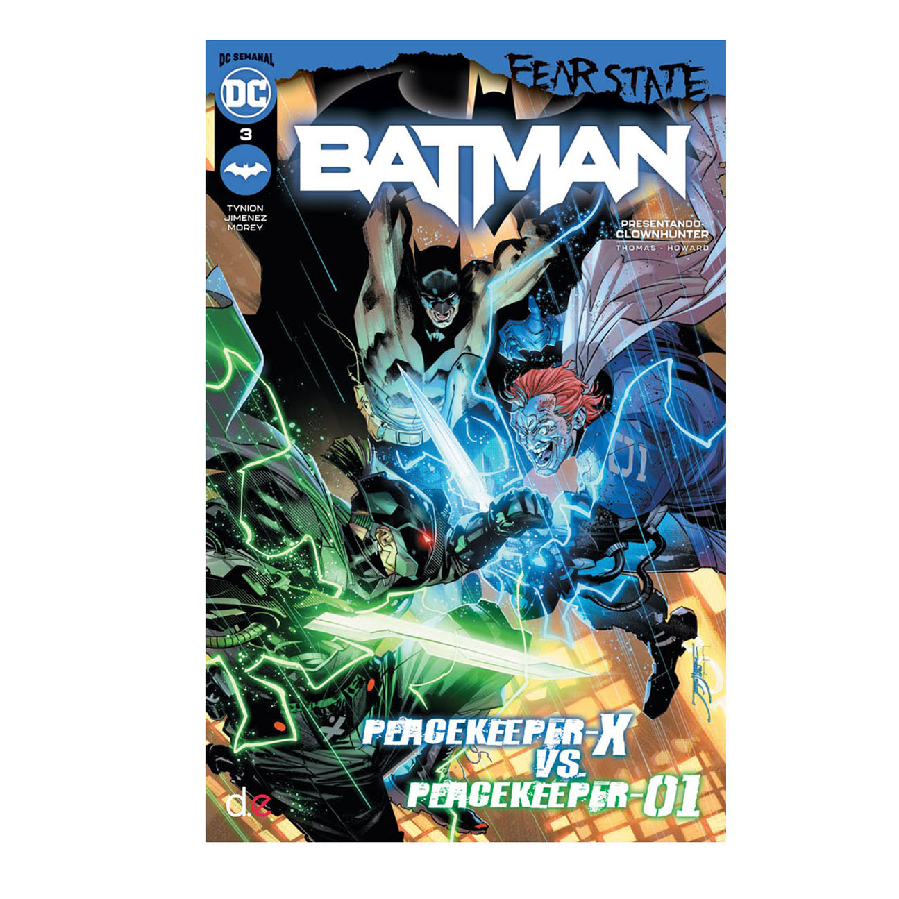 DC Universe Comics semanal : Peacekeeper-X vs Peacekeeper-01 - Batman ...